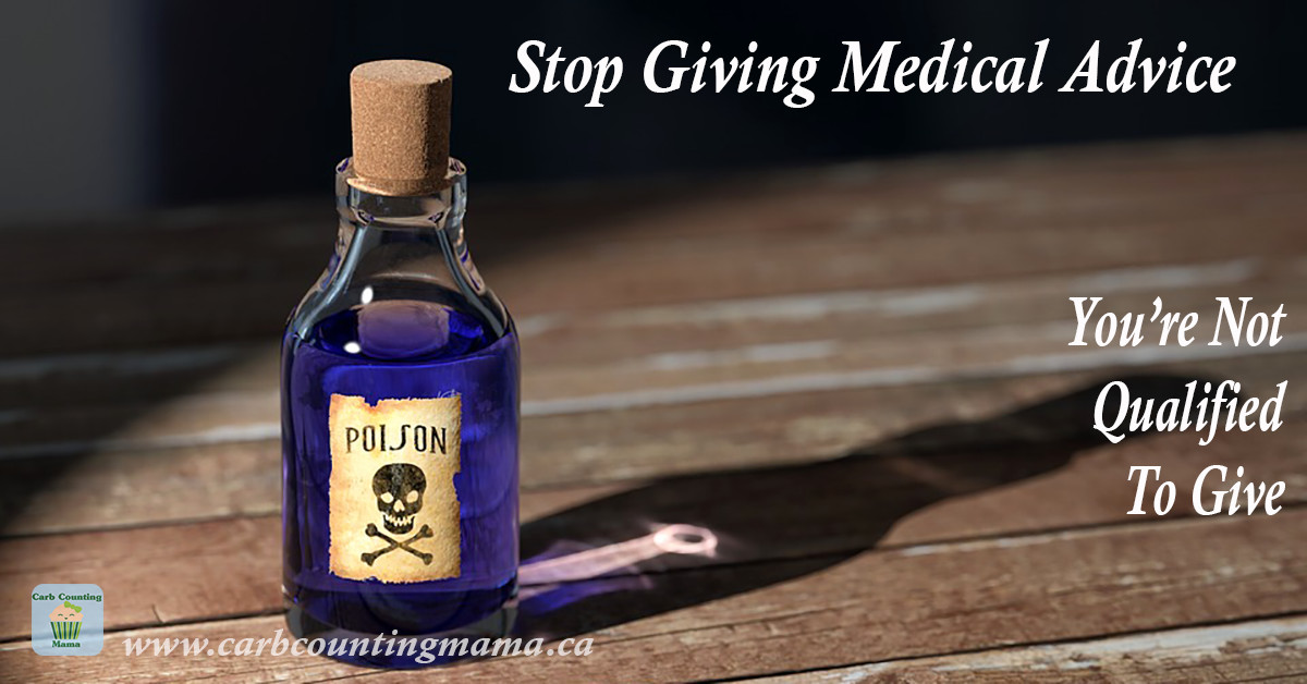 Stop Giving Medical Advice You're Not Qualified to Give